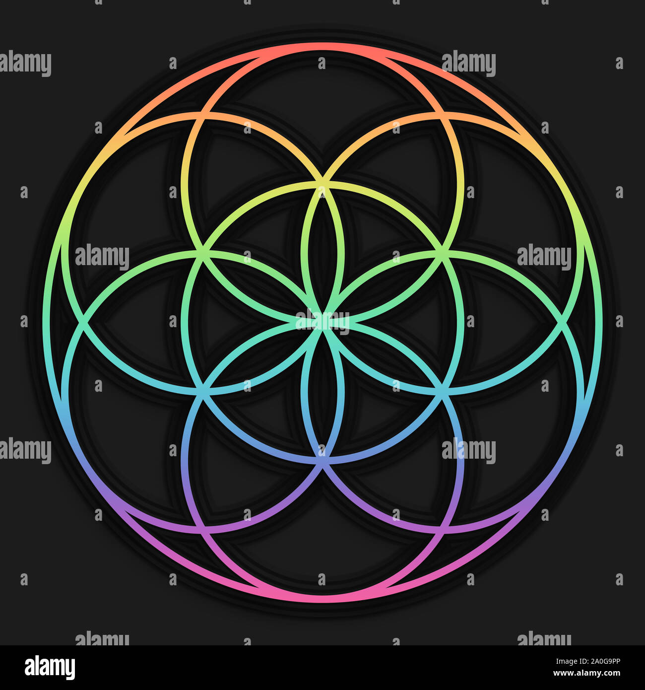 Flower of Life Stock Photo - Alamy