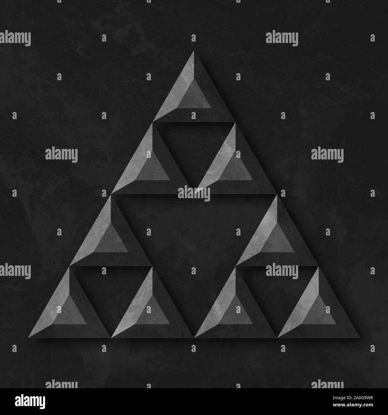 Sierpinski triangle hi-res stock photography and images - Alamy