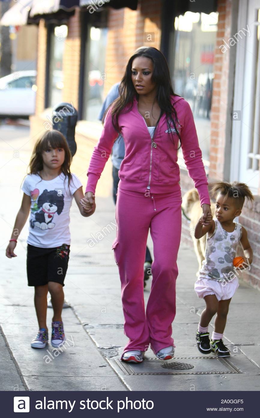 Mel B And Angel Iris Murphy Brown Stock Photos & Mel B And Angel Iris ...