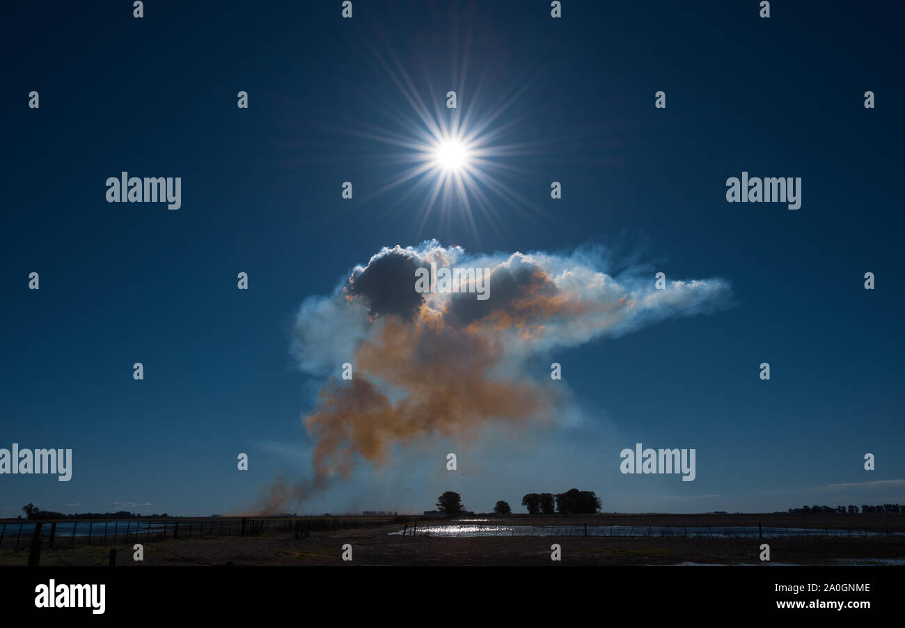 Explosion fire column hi-res stock photography and images - Alamy