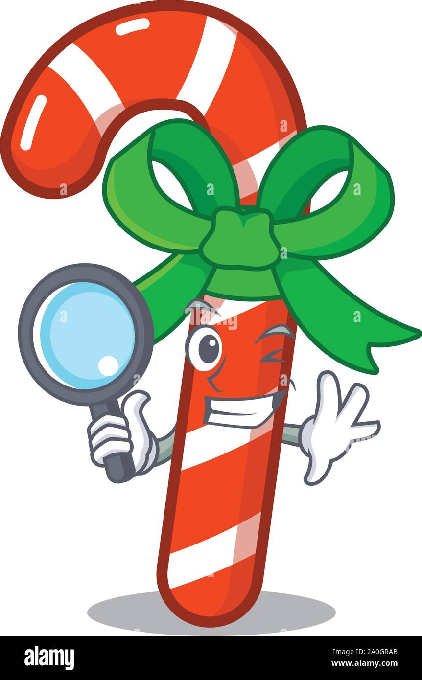 Detective candy cane isolated in the character Stock Vector Image & Art ...