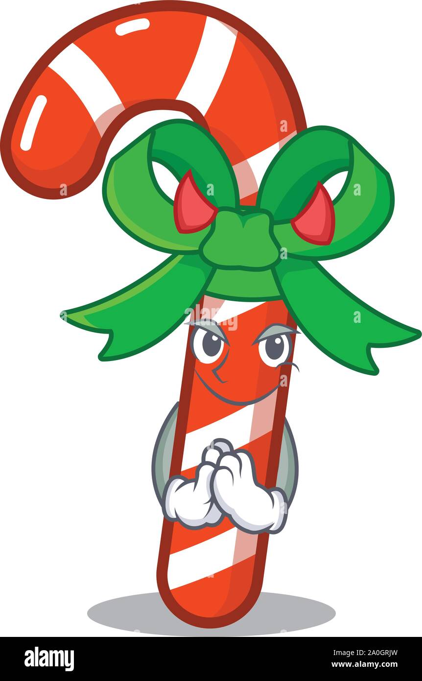 Devil candy cane character shaped a cartoon Stock Vector Image & Art ...