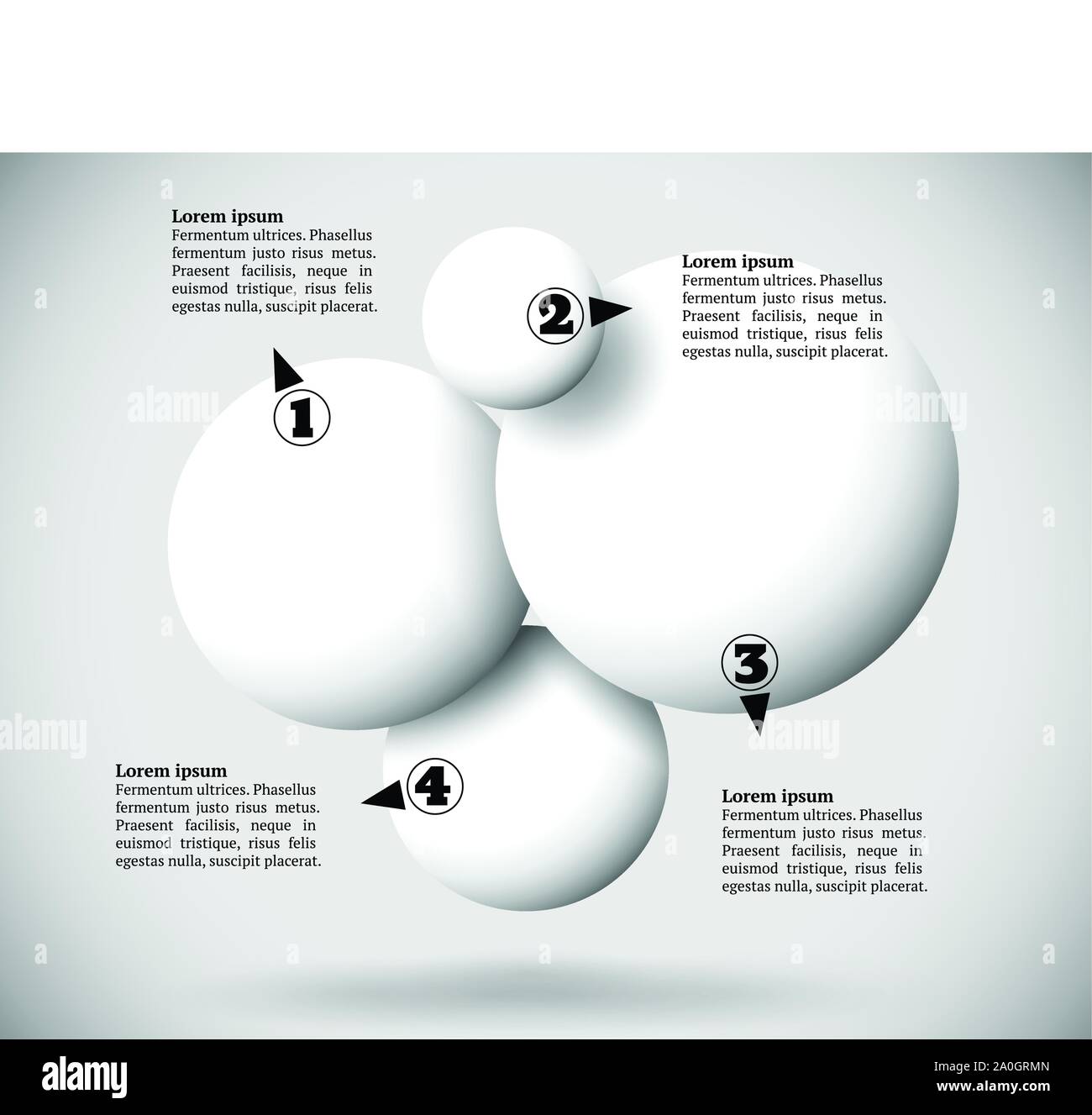 Infographics with group of flying balls Stock Vector Image & Art - Alamy