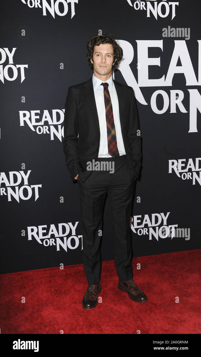 Film Premiere Ready or Not Featuring: Adam Brody Where: Los Angeles ...