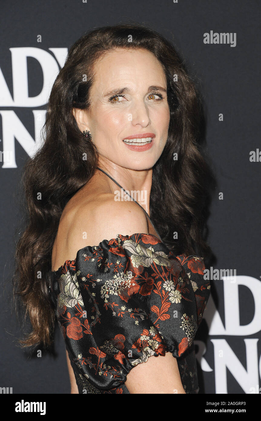 Film Premiere Ready or Not Featuring: Andie MacDowell Where: Los ...