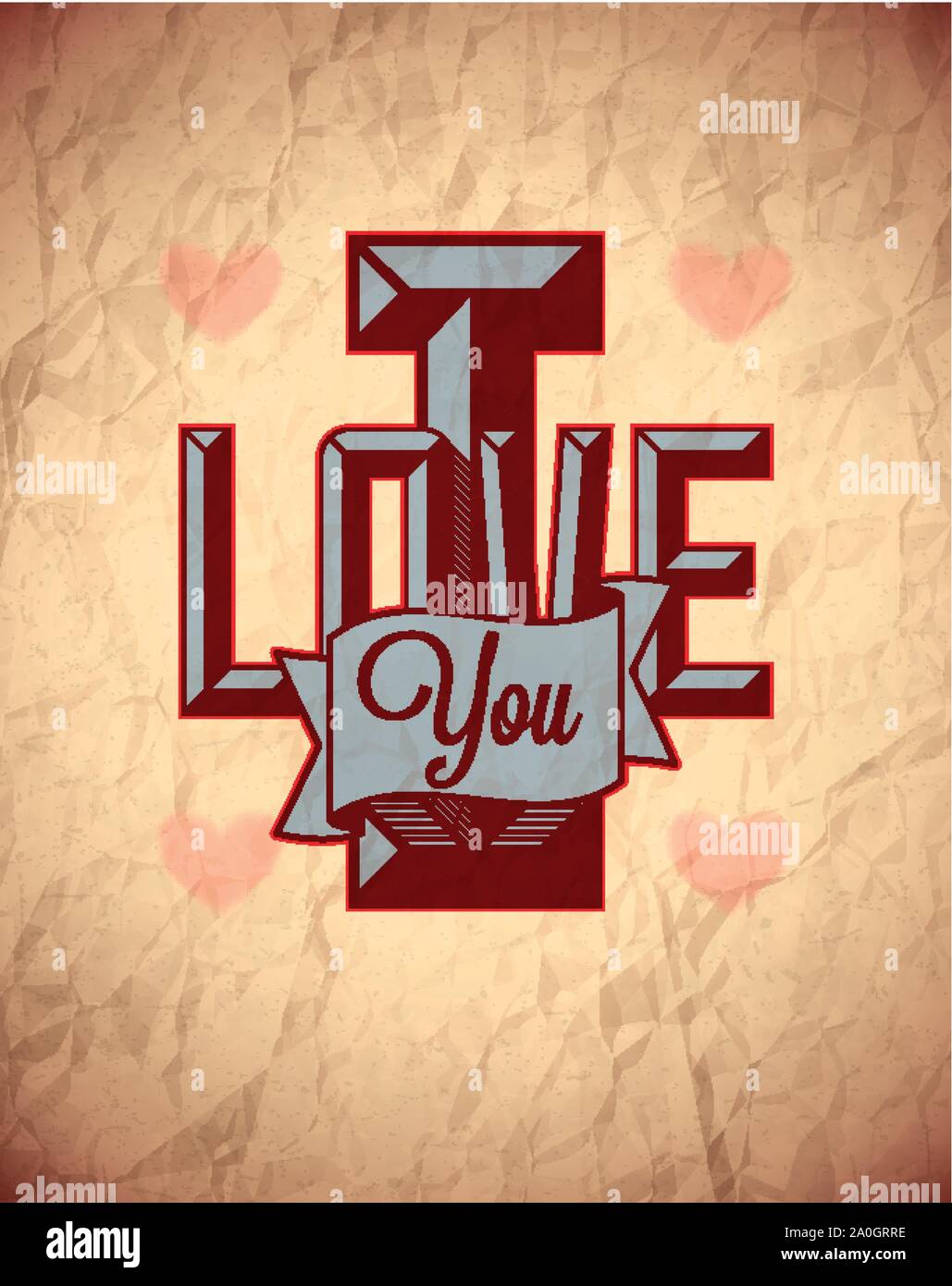 Vintage sign of love Stock Vector Image & Art - Alamy