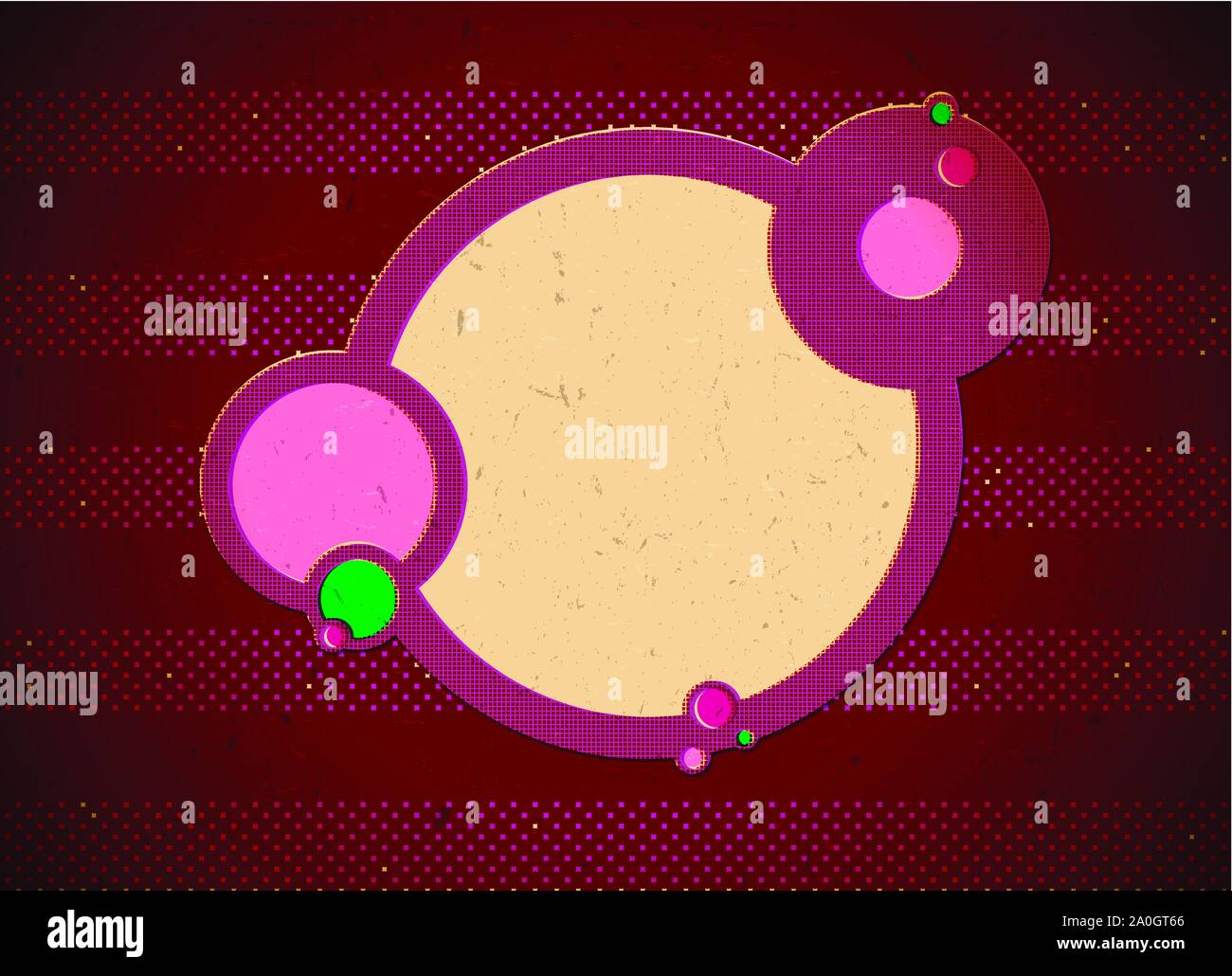 Cardboard frame with circles Stock Vector Image & Art - Alamy
