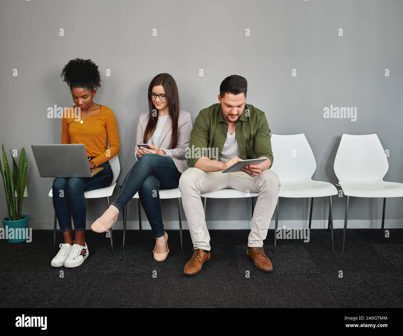 Young multiethnic people sitting hi-res stock photography and images ...