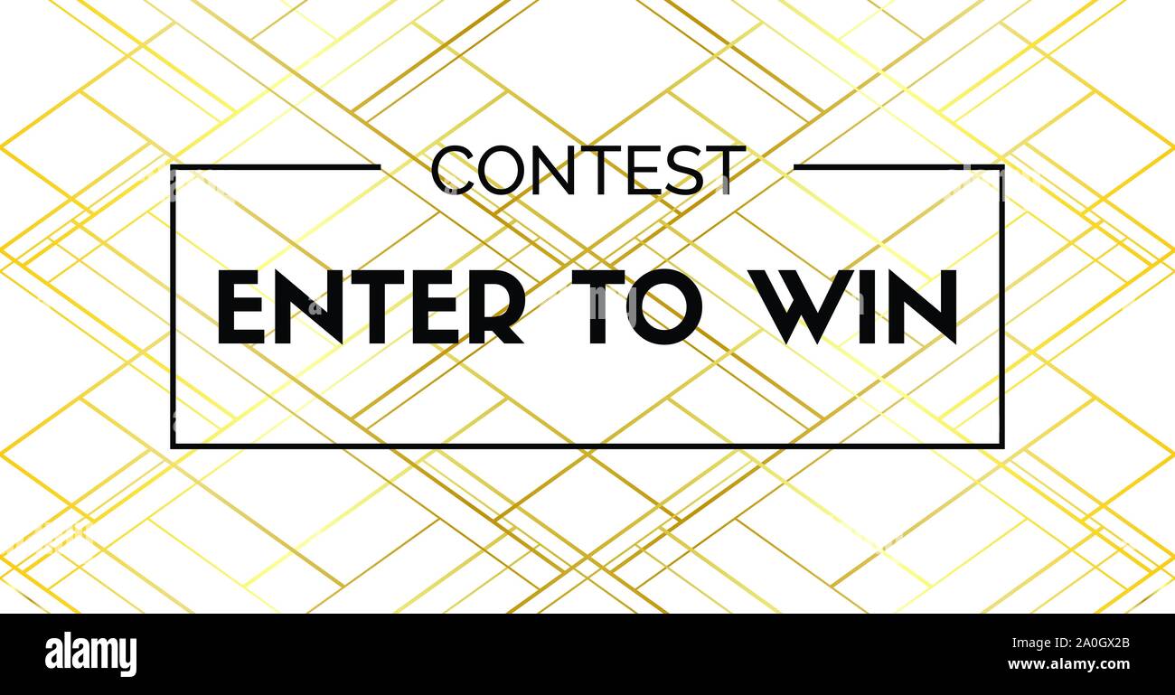 Enter to win. Banner for social media contest Stock Vector Image & Art ...