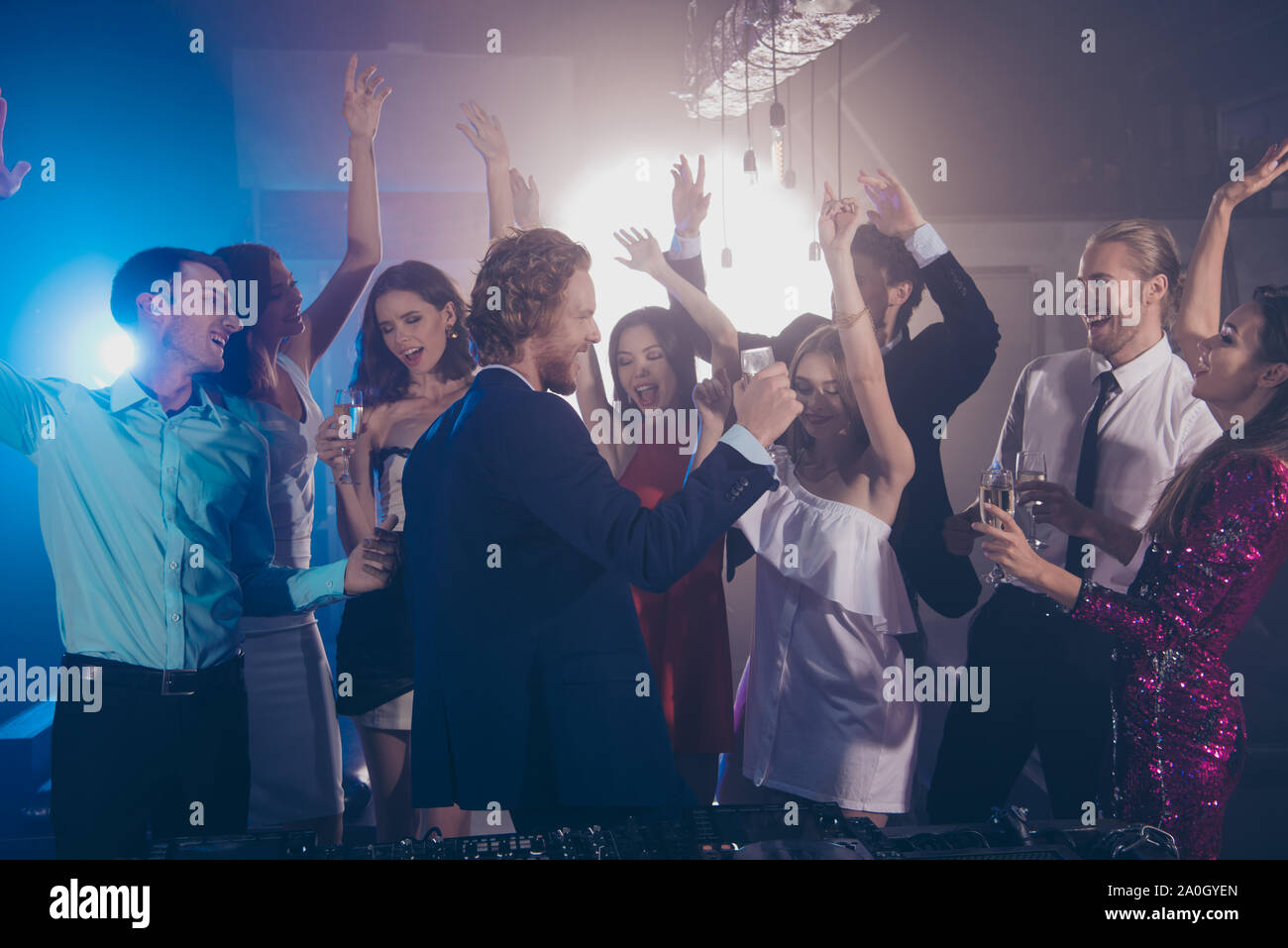 Woman nightclub drunk dance hi-res stock photography and images - Alamy