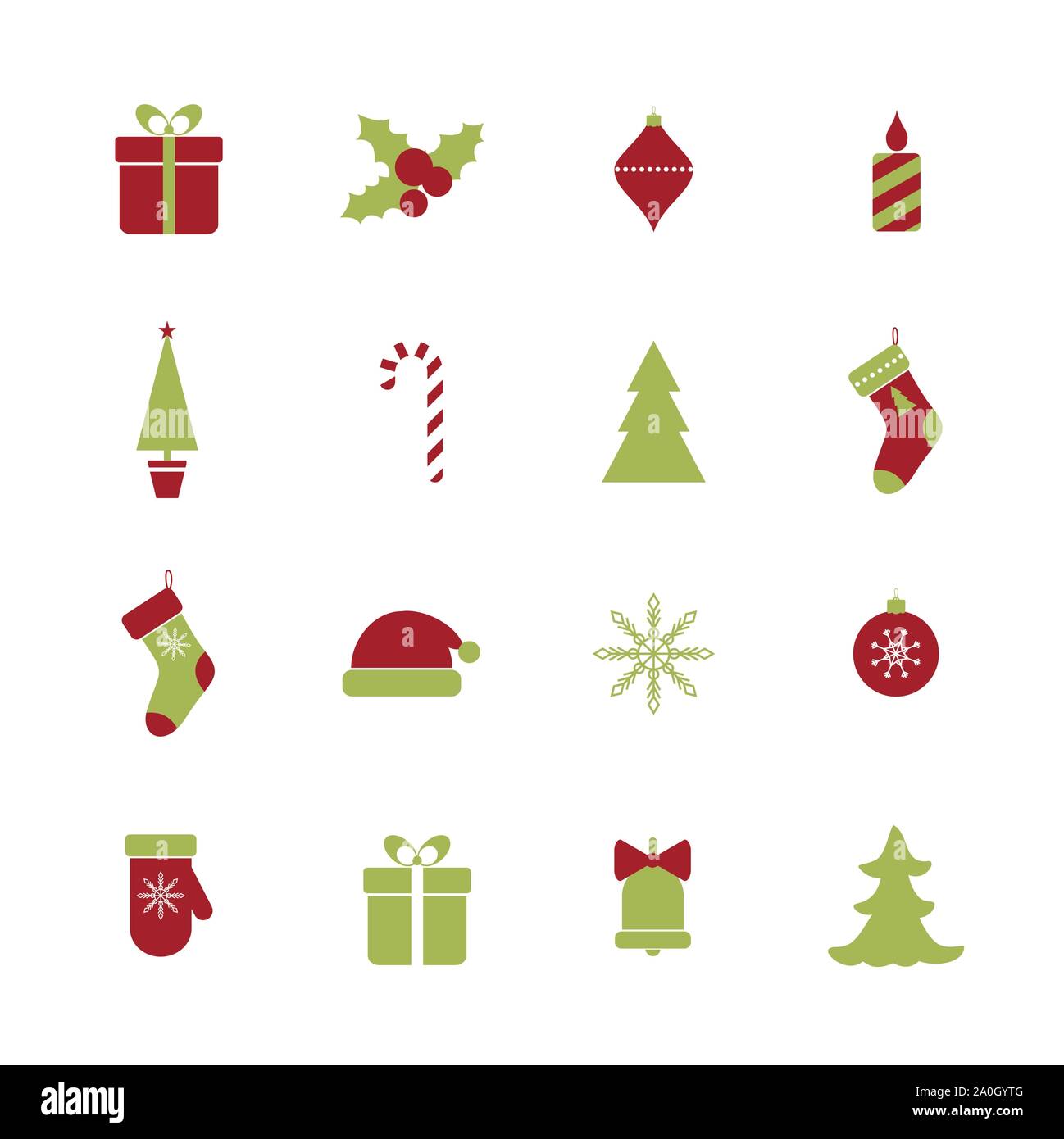 Christmas icon Stock Vector Images - Alamy