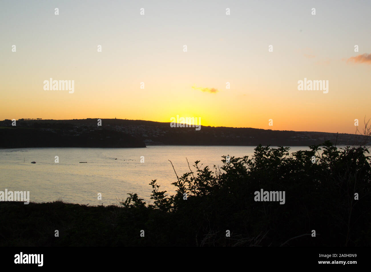 Cornwall sunset hi-res stock photography and images - Alamy