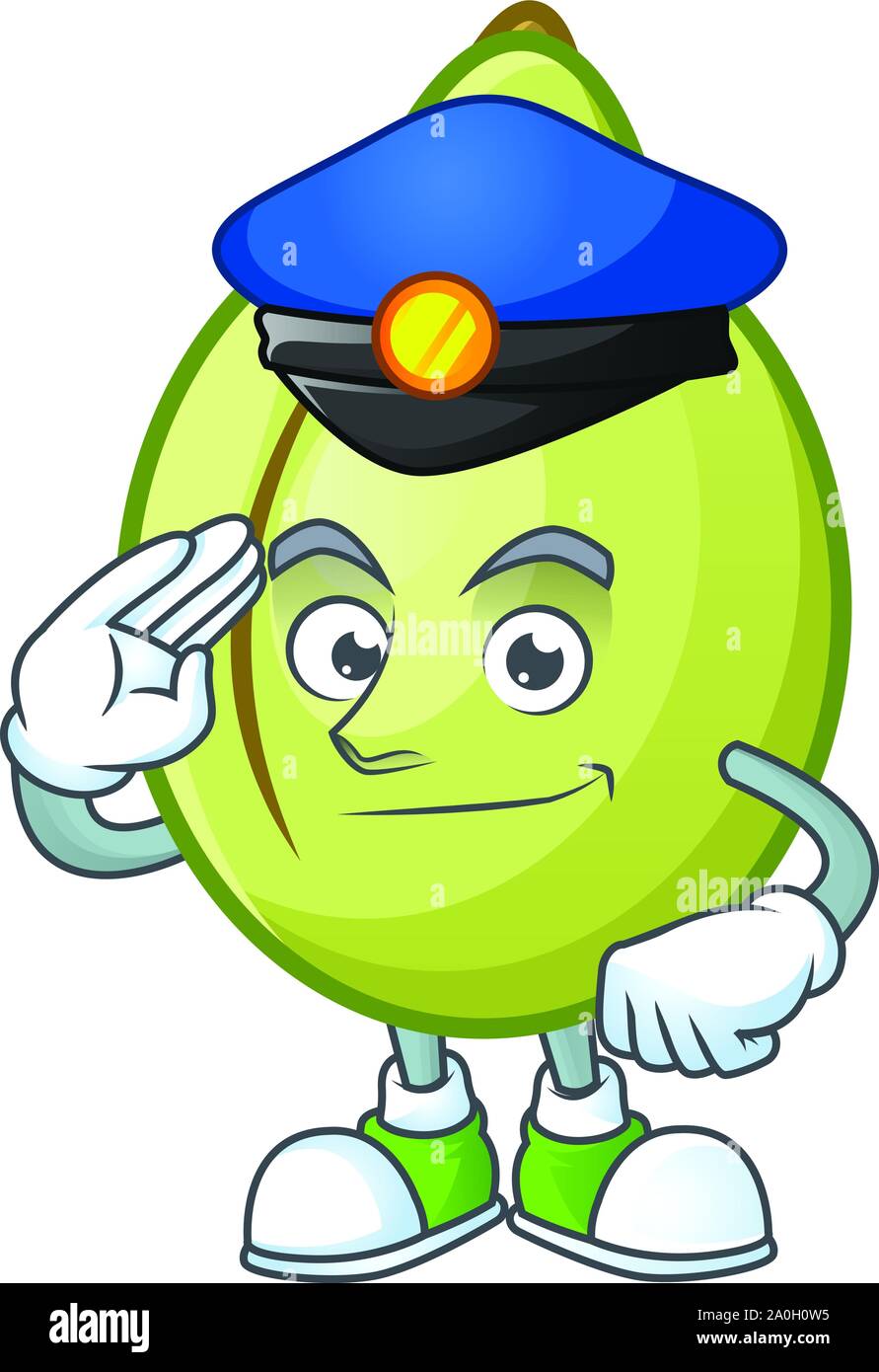 Police gubinge fruit cartoon for harvest symbol Stock Vector Image ...