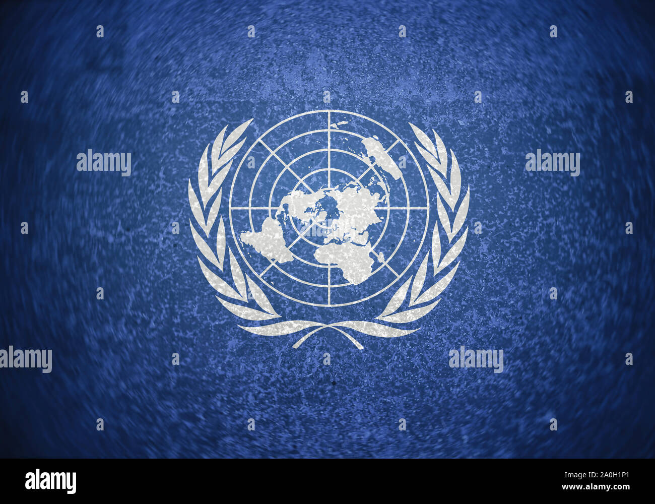 Flag of the United Nations Stock Photo - Alamy