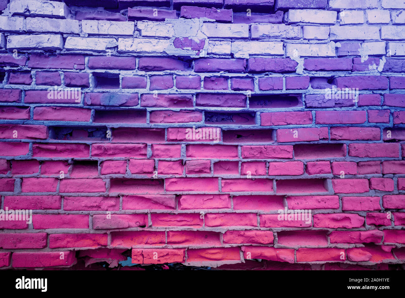 Abstract weathered brick wall background. Gradient color Stock Photo ...