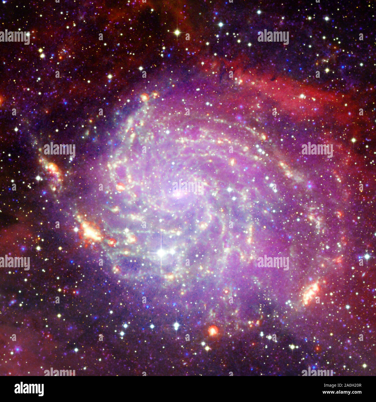 Nebula, starfield, cluster of stars in outer space. Beauty of endless ...