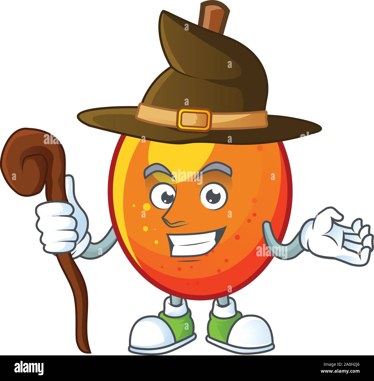 Witch tropical jocote fruit cartoon for design Stock Vector Image & Art ...