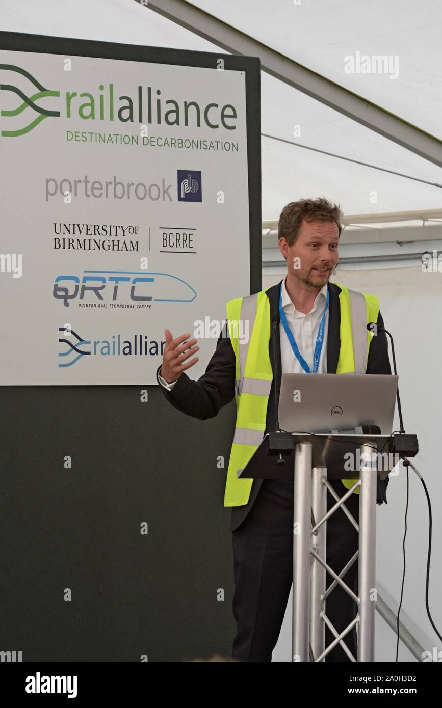 Leo Murray of Chasing Sunbeams a solar technology provider, addresses ...