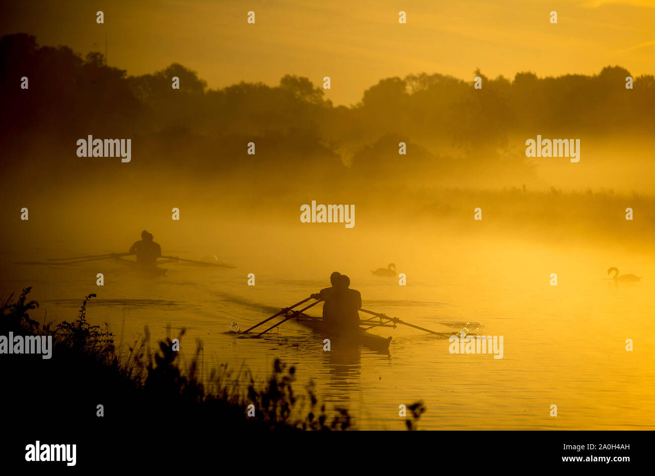 People kayak along river cam hi-res stock photography and images - Alamy