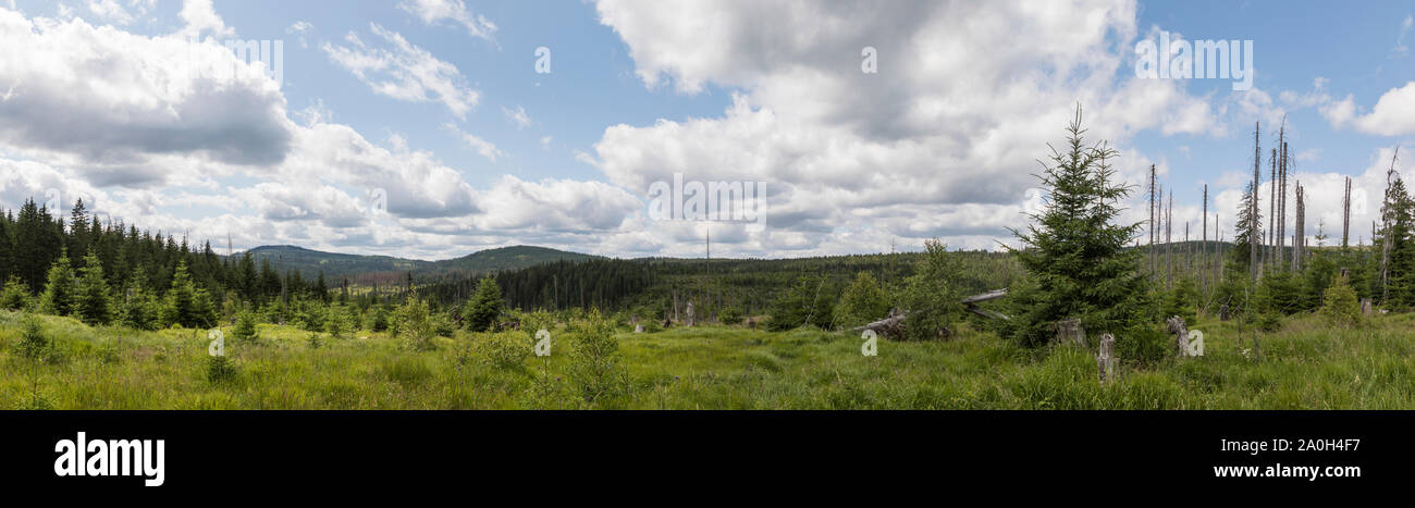 Landschaft im Boehmerwald Stock Photo - Alamy