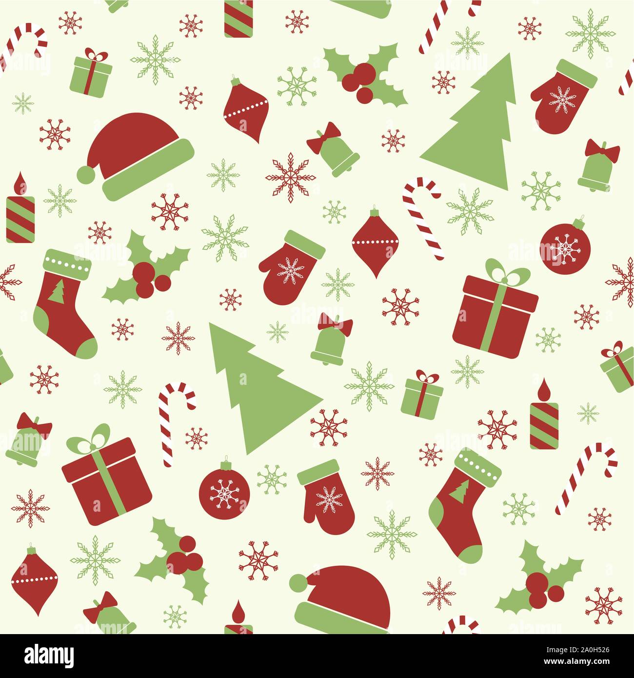 Christmas vector seamless pattern Stock Vector Image & Art - Alamy