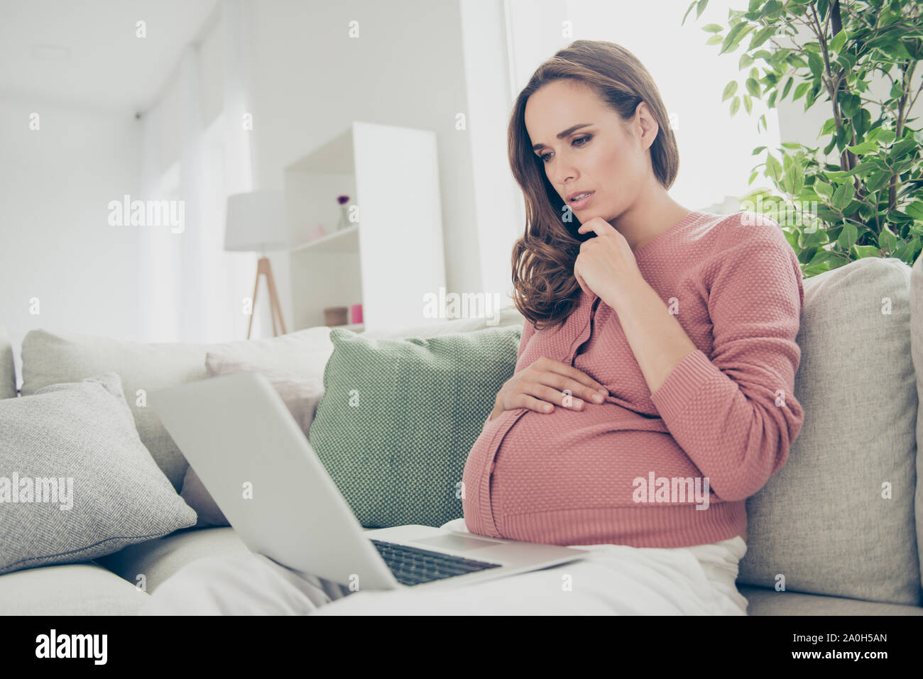 Girl pregnant belly low angle hi-res stock photography and images - Alamy