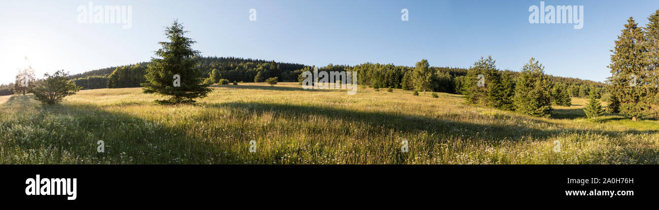 Landschaft im Boehmerwald Stock Photo - Alamy