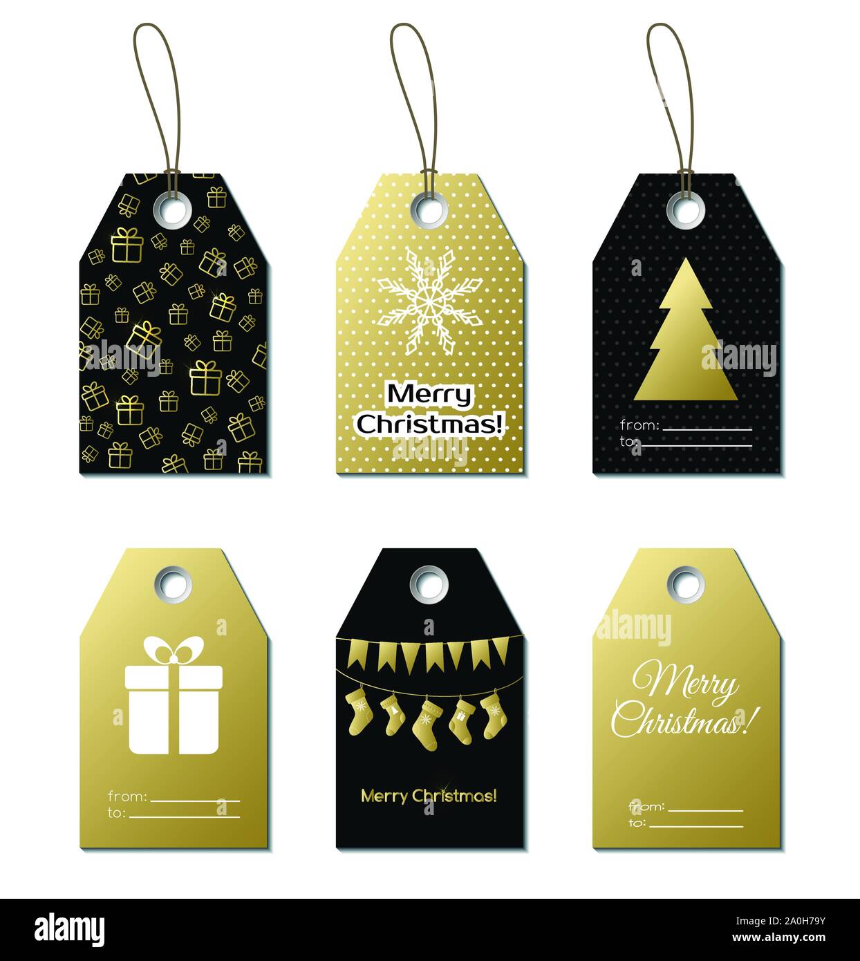 Gold labels Stock Vector Images - Alamy