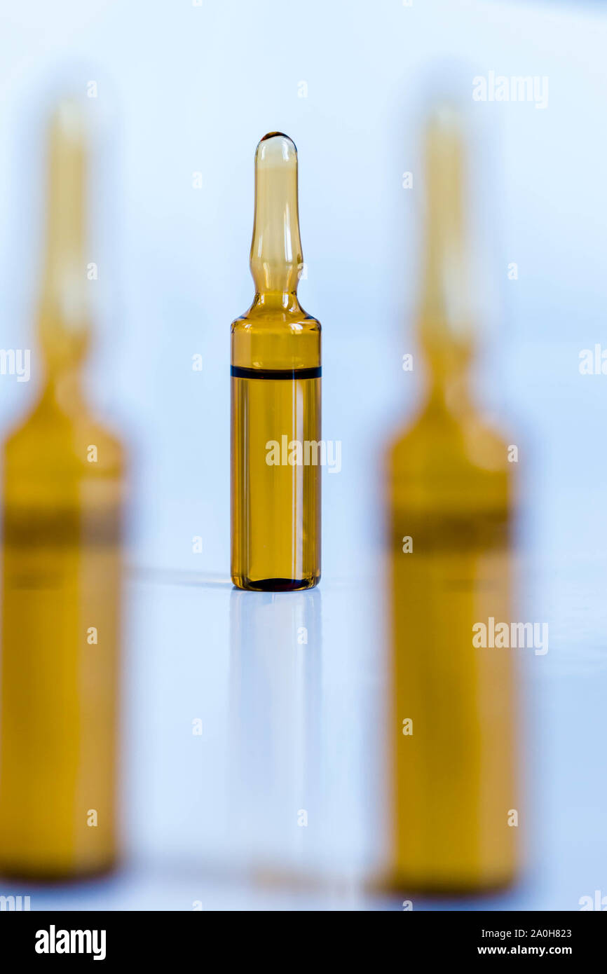 vial with drug for injection on white background Stock Photo - Alamy