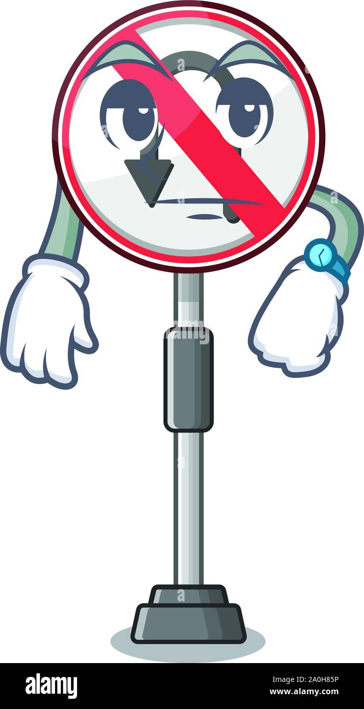 Waiting no u turn cartoon above table Stock Vector Image & Art - Alamy