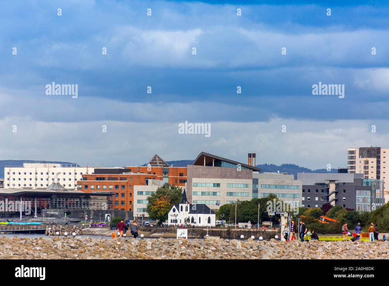 An interesting selection of architectural styles and buildings visible ...