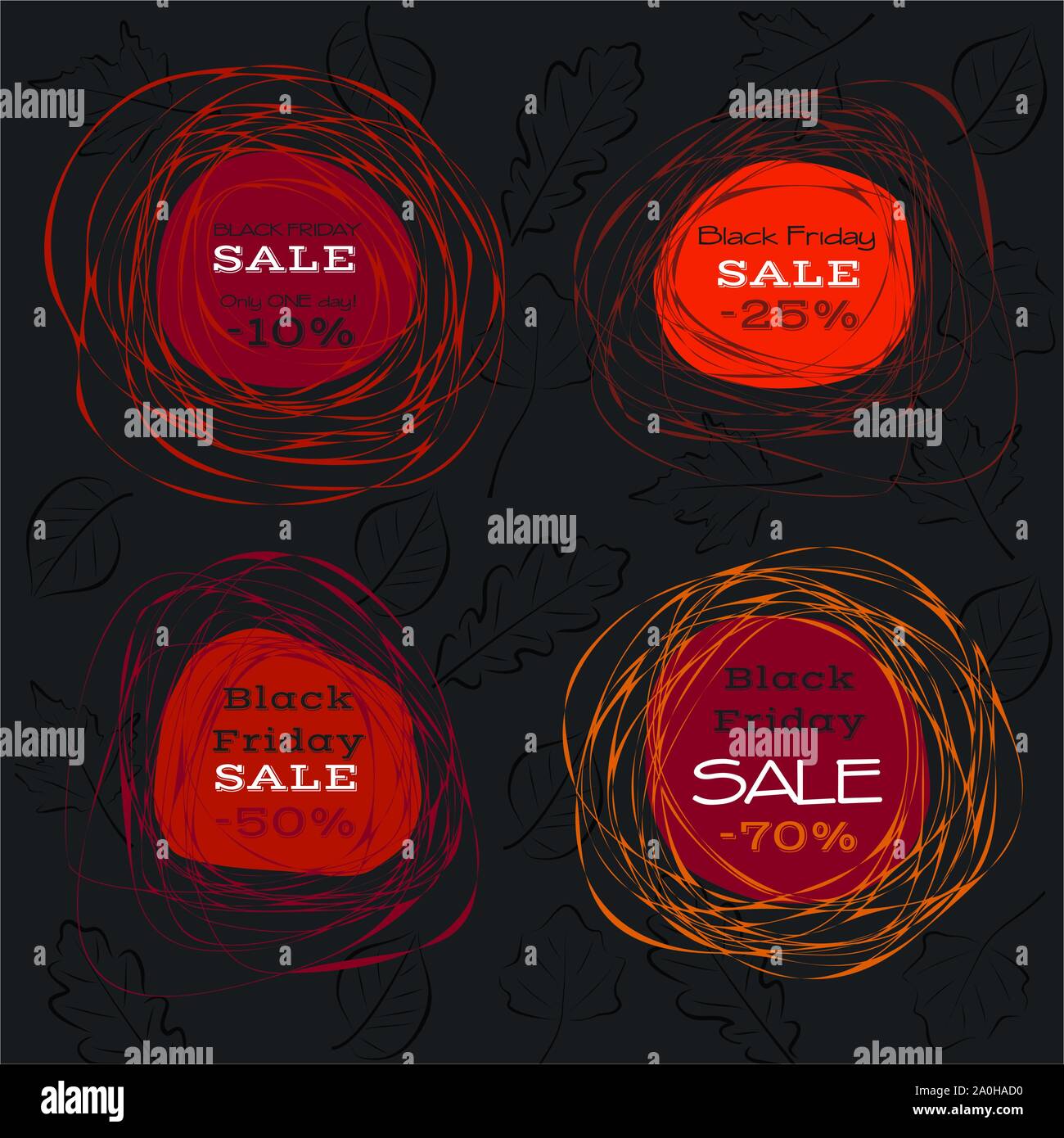 Black friday sale seasonal Stock Vector Images - Alamy