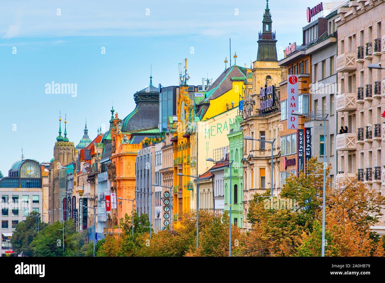 Office buildings in prague czech hi-res stock photography and images ...