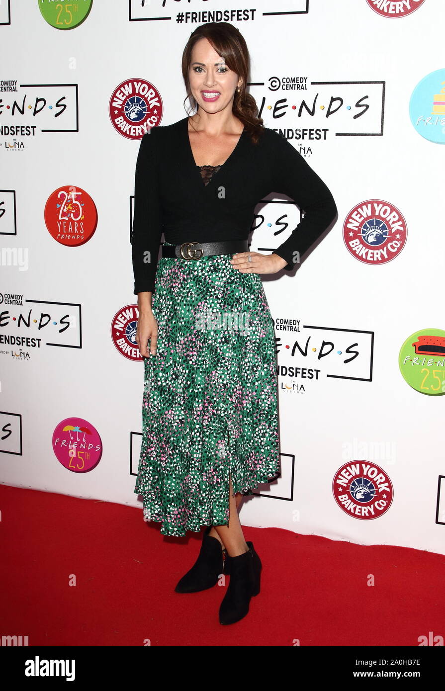 Hayley Sparkes arrives on the red carpet during the FriendsFest 2019 at ...