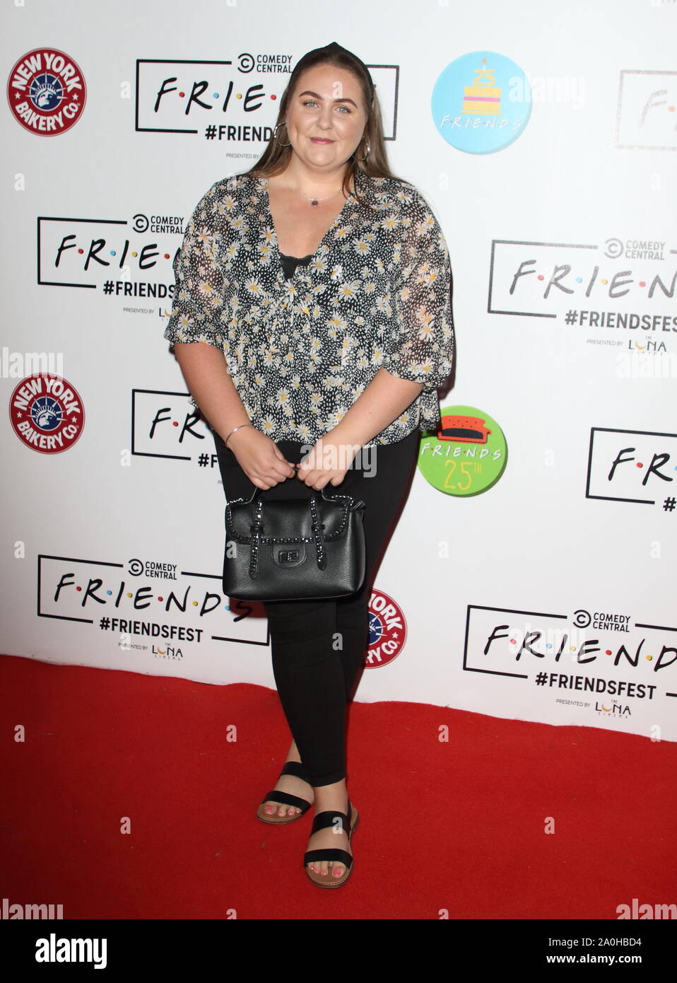 Clair Norris arrives on the red carpet during the FriendsFest 2019 at ...