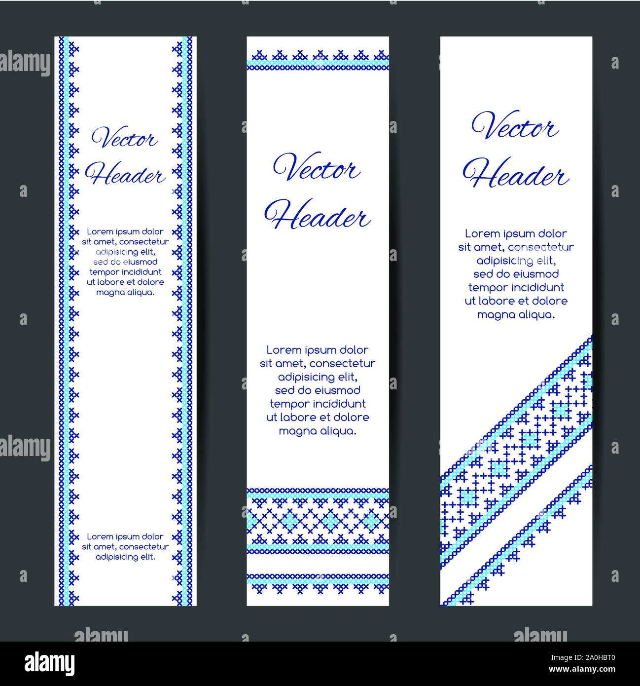 Email header templates Stock Vector Images - Alamy