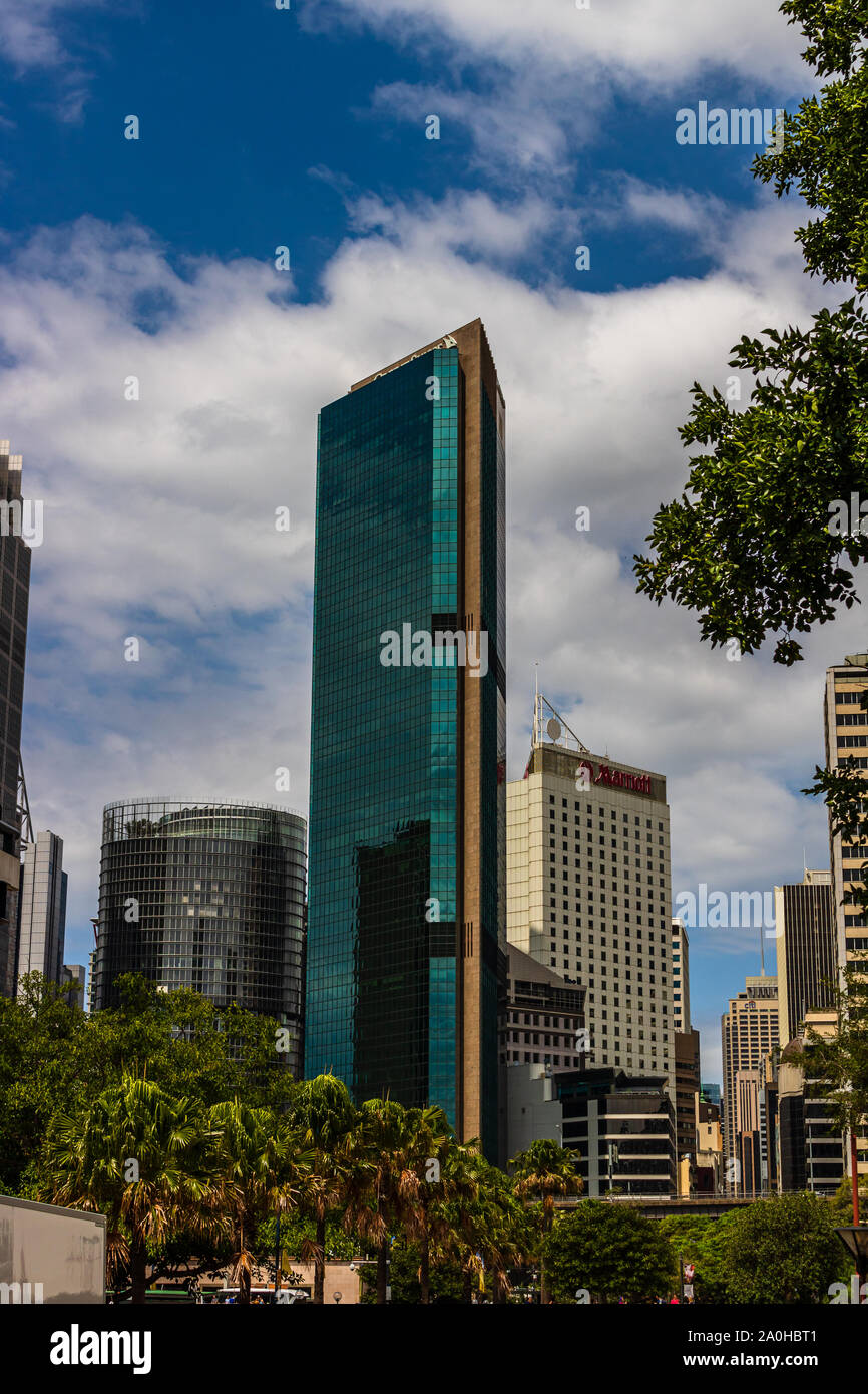 Modern city architecture in Sydney downtown area. Sydney, Australia ...