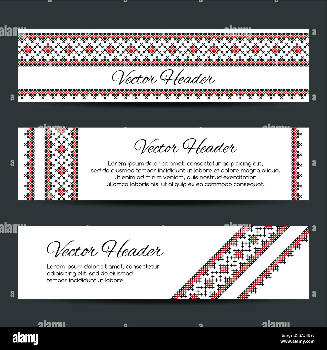 Banner design template Stock Vector Images - Alamy