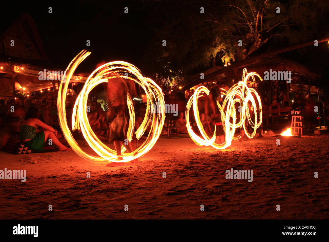 Fire dancing thailand hi-res stock photography and images - Alamy