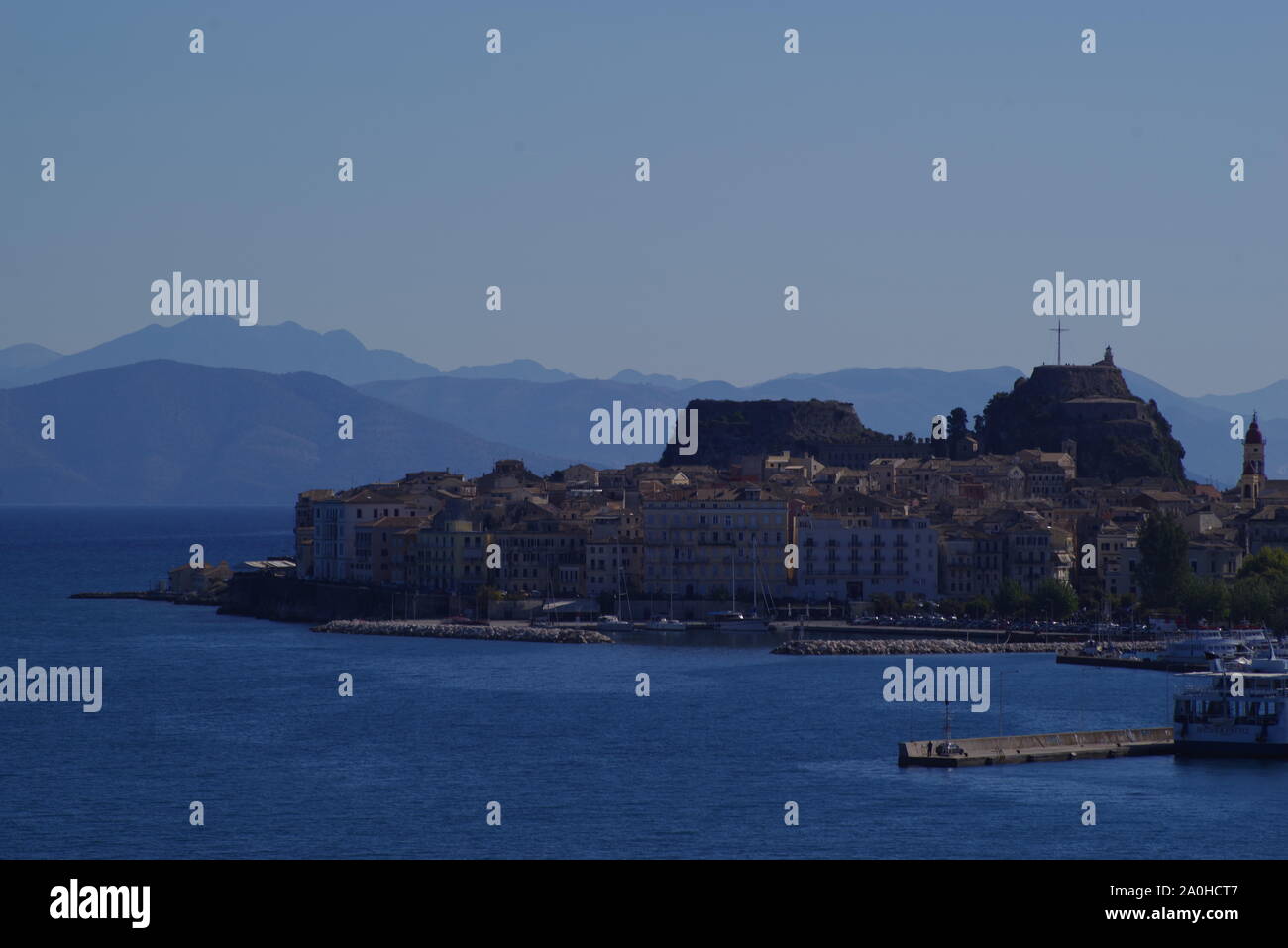Cruise terminal corfu hi-res stock photography and images - Alamy