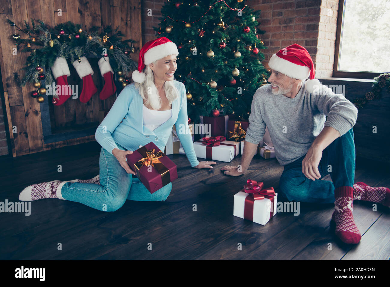 Two nice cheerful positive sweet lovely people wife usband friend ...