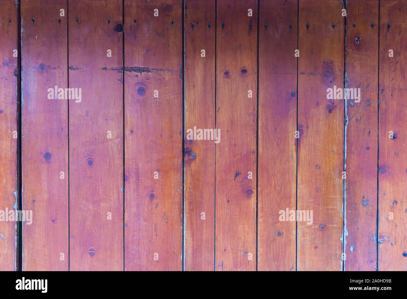 Texture of wooden boards at a kiosk Stock Photo - Alamy