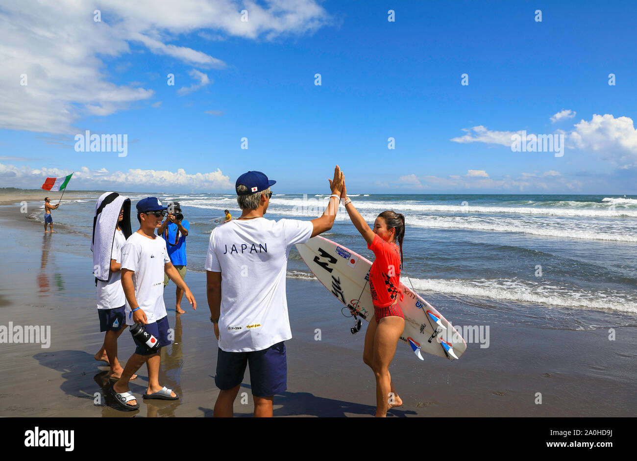 Team Japan. September 8 2019 - Surfing : ISA World Surfing Games at ...