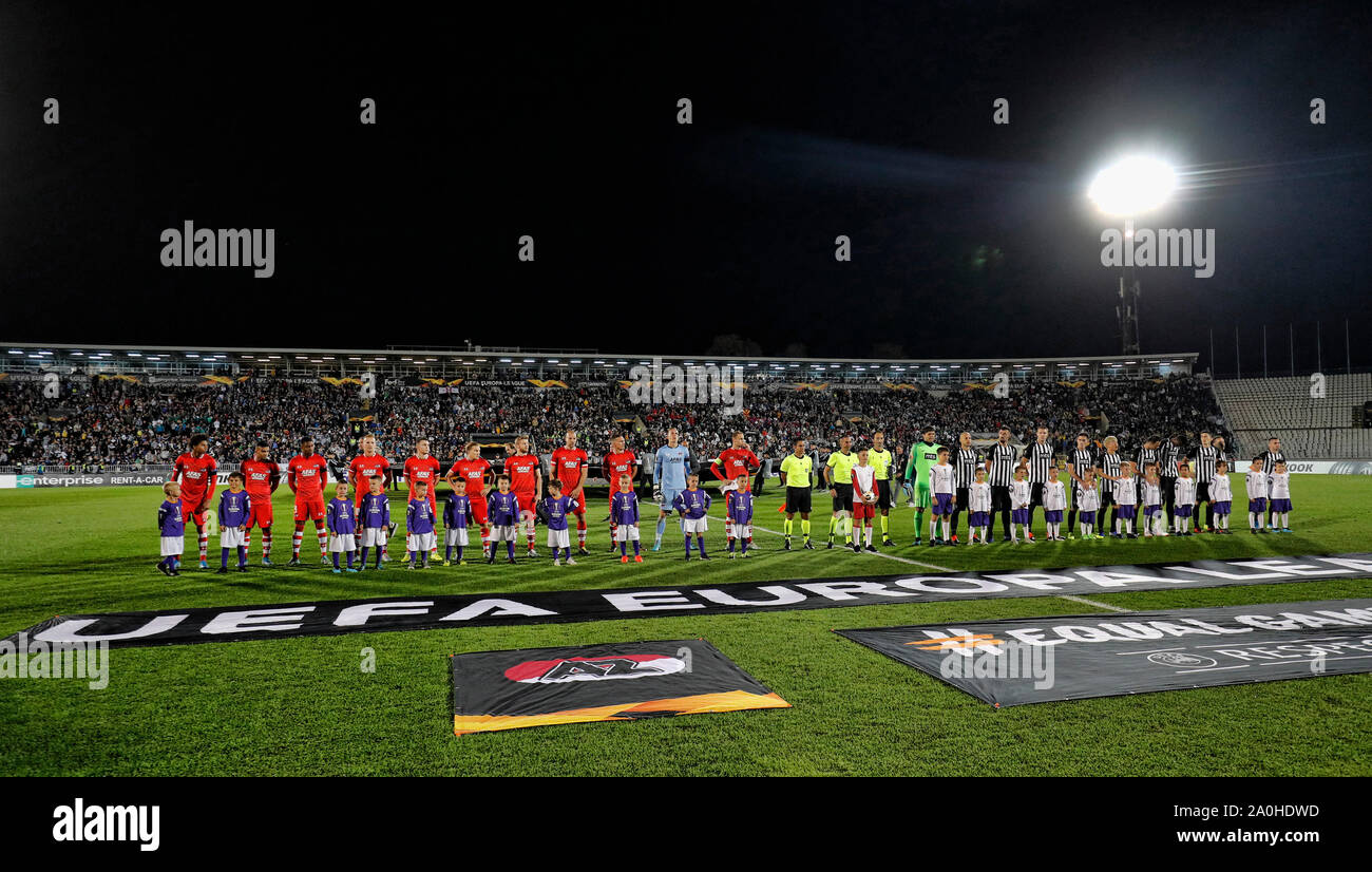 BELGRADE, 19-09-2019 , Partizan Stadium, Europa League Football season ...