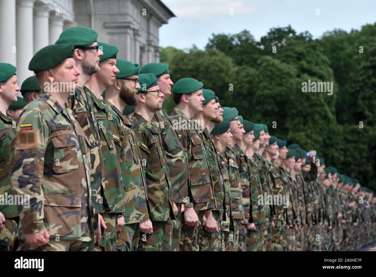Vilnius, Lithuania - June 01: Celebration in the Cathedral Square ...
