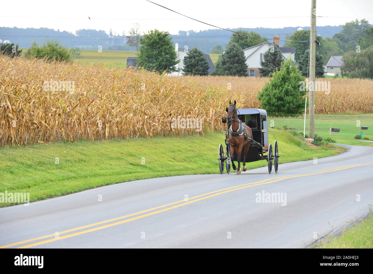Amish carriage wheels hi-res stock photography and images - Alamy