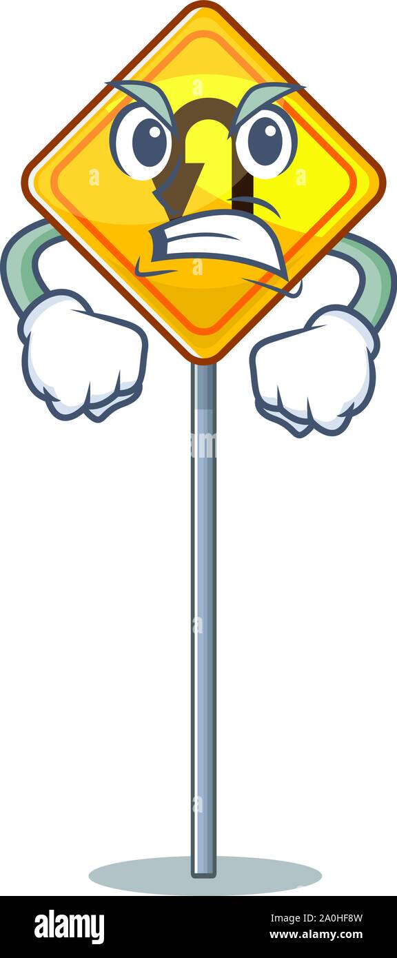 Angry road sign Cut Out Stock Images & Pictures - Alamy