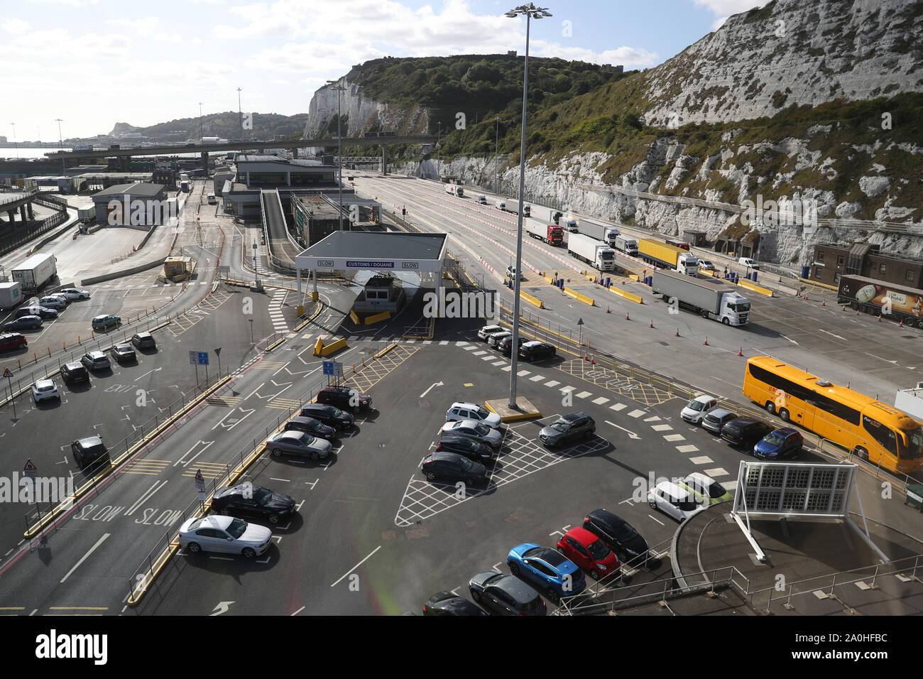 General view of the Port of Dover ferry port Stock Photo - Alamy