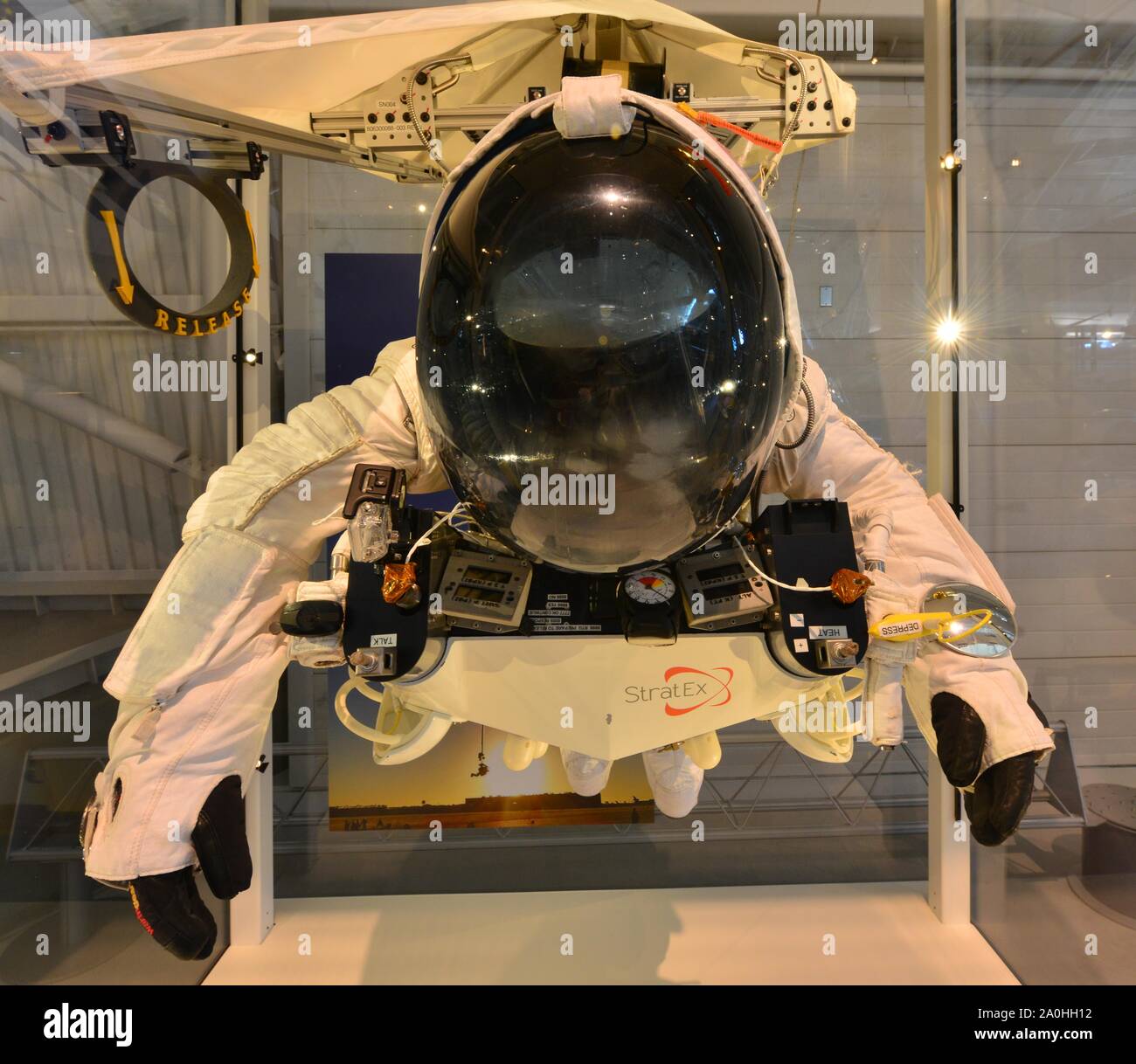 Space suit in a museum Stock Photo - Alamy