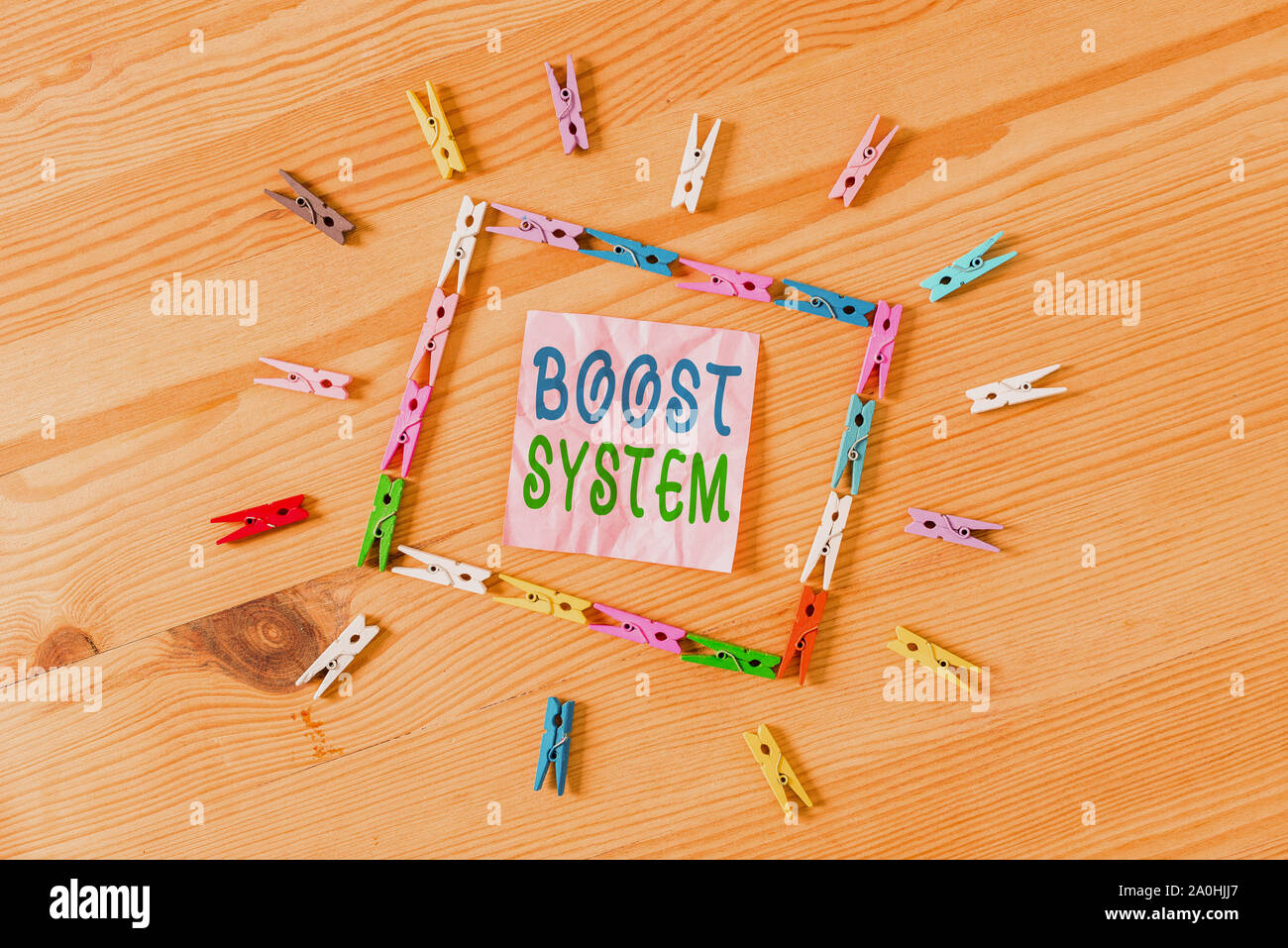 Text sign showing Boost System. Business photo showcasing Rejuvenate ...